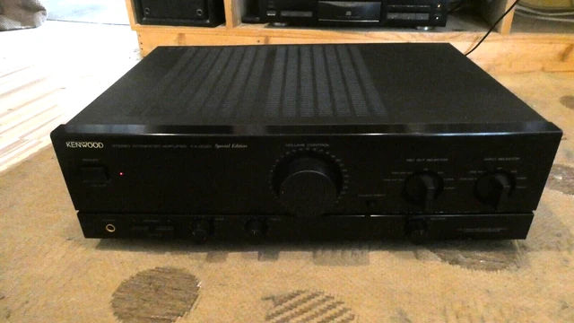 KENWOOD KA-3020 STEREO Integrated Amplifier 180W 8Ω Black, WORKING, VGC ...