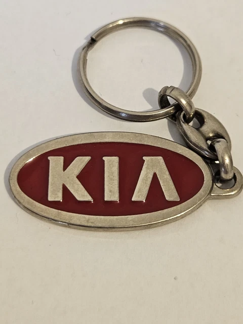 PORTE-CLÉS KEY RING KIA Automobiles Logo 1990s Métal Garage Vilvoorde ...