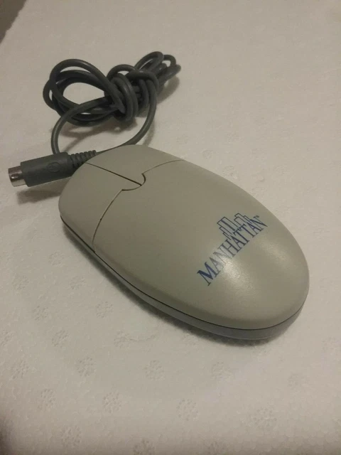 VINTAGE RARE MANHATTAN Scroll Wheel PS/2 Mouse Model:0560617 $107.89 ...