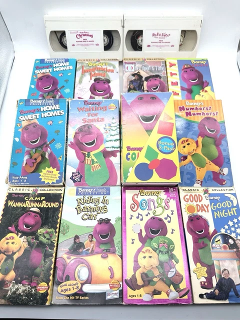 BARNEY HOME VIDEO VHS Lot (15 Tapes) - 1990’s Vintage Barney £45.21 ...