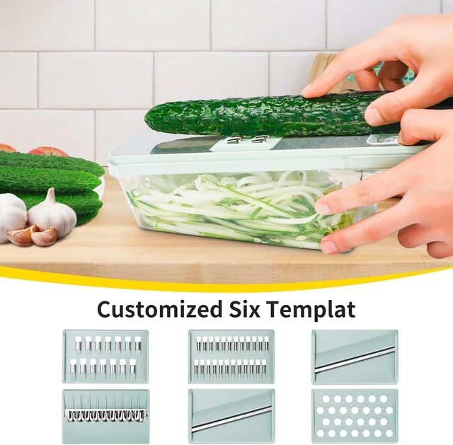 9 IN 1 Multifunctional Kitchen Vegetable Slicer Peeler Potato Chopper ...
