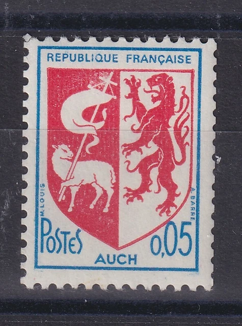 FRANCE ANNÉE 1966 Armoiries de Villes Auch N° 1468b** réf 8253 EUR 0,75 ...