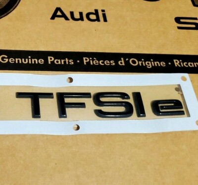 ORIGINAL AUDI 45TFSIE Logo Schriftzug TFSI-E schwarz Emblem Aufkleber ...