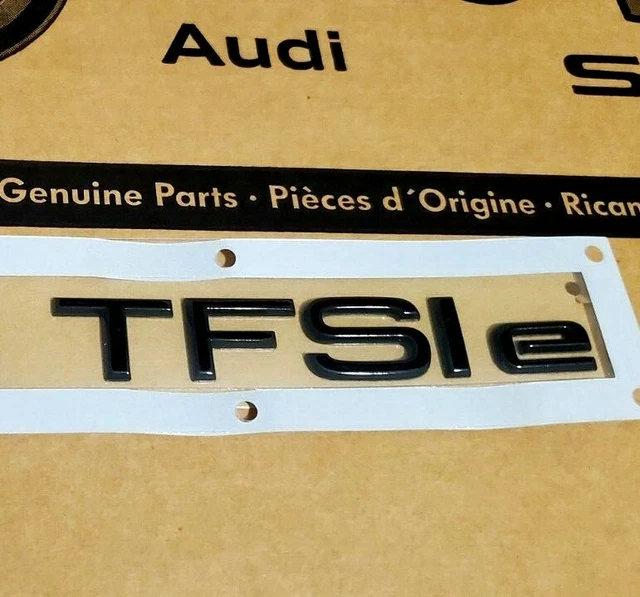ORIGINAL AUDI 45TFSIE Logo Schriftzug TFSI-E schwarz Emblem Aufkleber ...