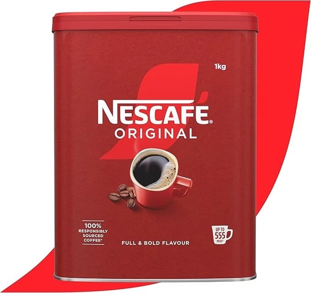 NESCAFÉ ORIGINAL INSTANT Coffee 1kg Tin £29.99 - PicClick UK
