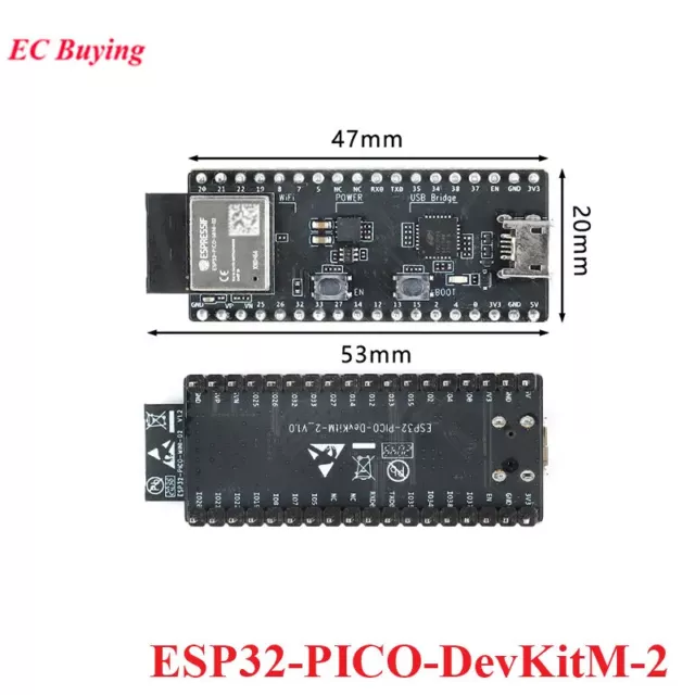 Esp32 Pico Devkitm 2 Wifiserialble Dev Board Esp32 Pico Mini 02 Eur 2024 Picclick De