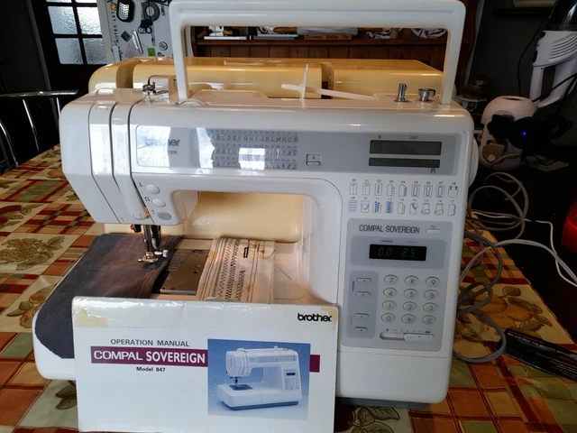 BROTHER COMPAL SOVEREIGN Sewing Machine Model 847 £49.00 - PicClick UK