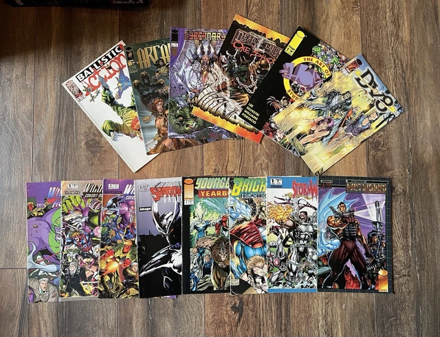 IMAGE COMIC BUNDLE - Lot Of 15 Comics #1's and source books, Mid Grade ...