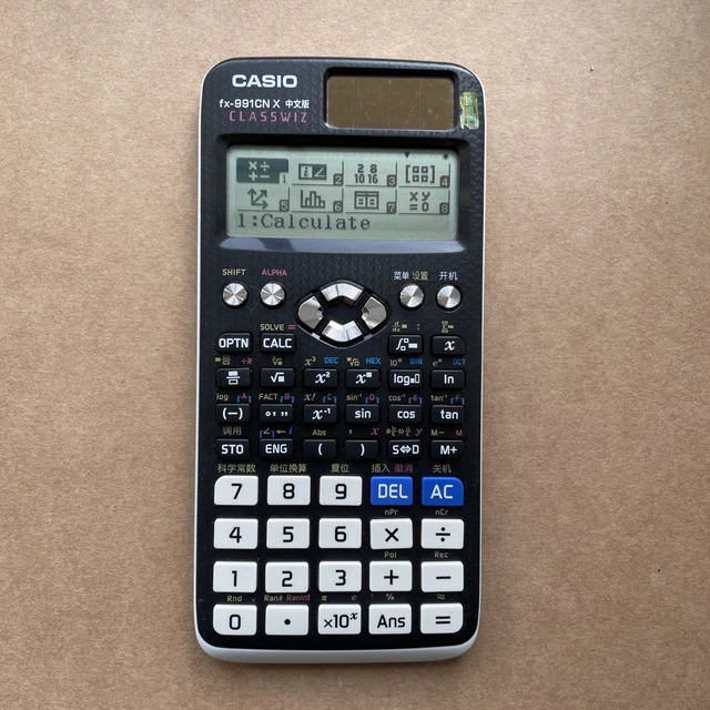 CASIO FX-991CNX CLASSWIZ Scientific Calculator - Chinese Version Of FX ...
