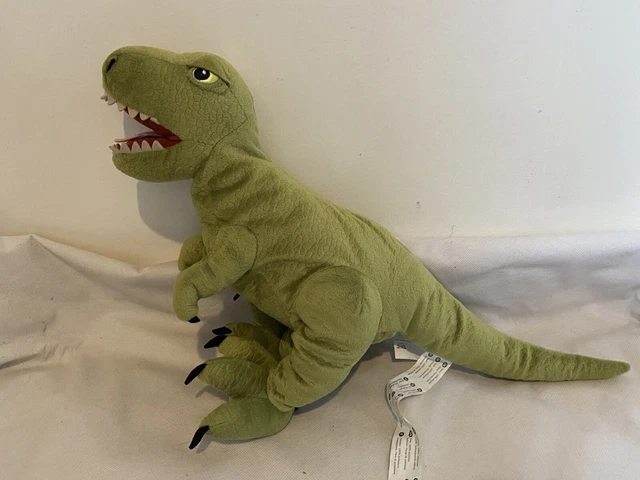 IKEA TYRANNOSAURUS REX T-Rex Green Dinosaur Soft Toy Plush 30cm £7.49 ...