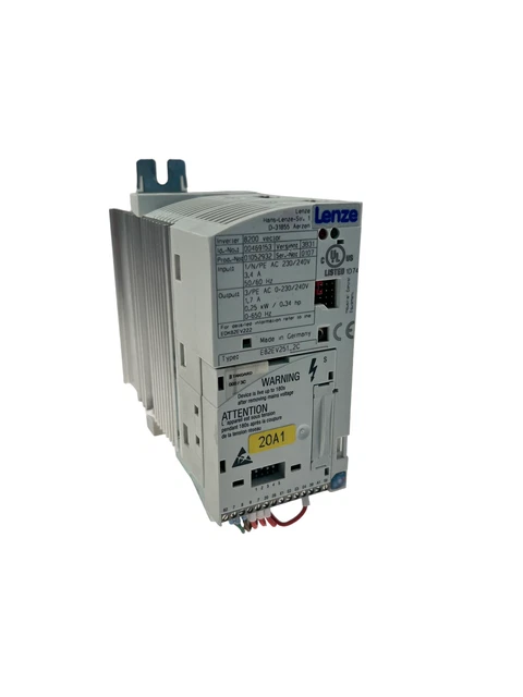 LENZE 8200 VECTOR E82EV251_2C Frequency Inverter 0.25 kW £103.02 ...