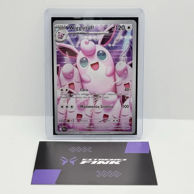 CARTA POKEMON WIGGLYTUFF 105/094- Ita - Fiamme Spettrali - Near Mint ...