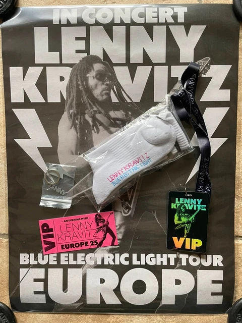 LENNY KRAVITZ VIP package 2025 tour blue electric light tour pass ...