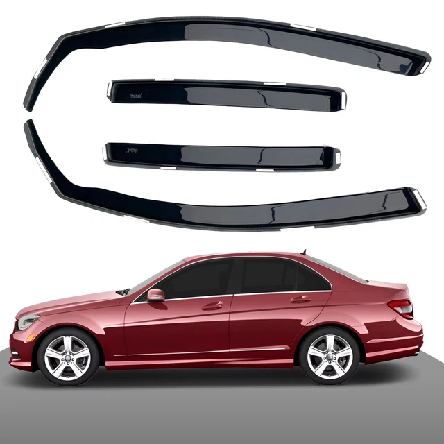 MERCEDES BENZ C Class W204 4 Doors Saloon 2007-2014 Haibak Wind ...