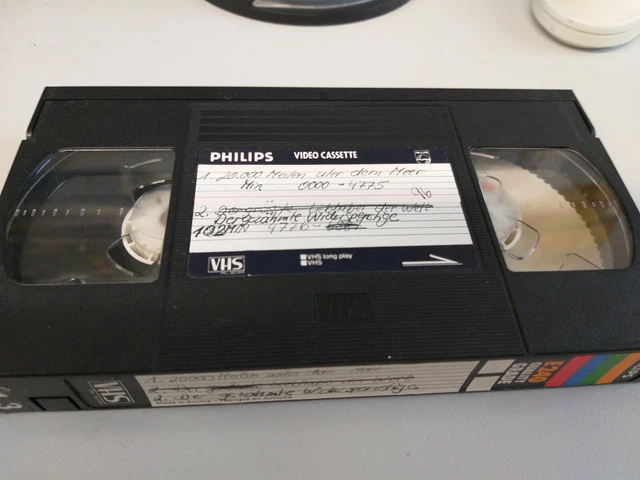 DVD VHS VIDEO ZDF Sat circa 1996 80's lots of advertising + Disney ...