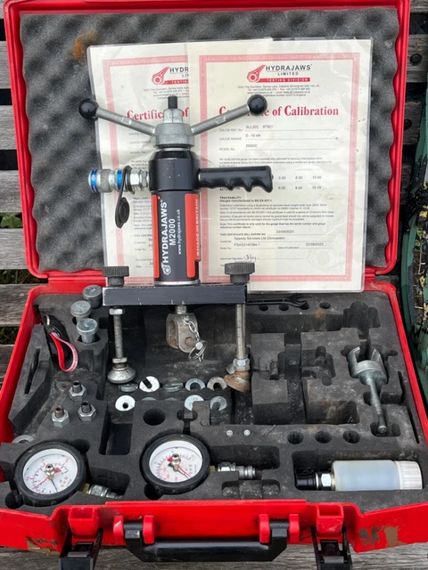 HYDRAJAWS MODEL M2000 Anchor Pull Tester Testing Kit Hilti £799.99 ...