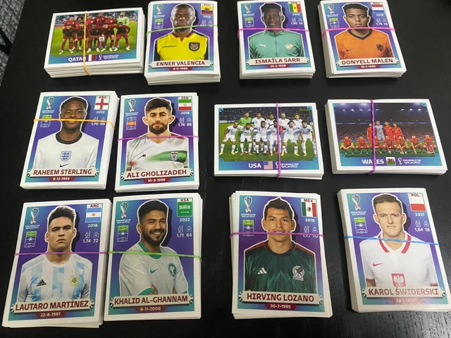 PANINI FIFA WORLD Cup Qatar 2022 Parallel Stickers Foils GROUP A/B/C # ...
