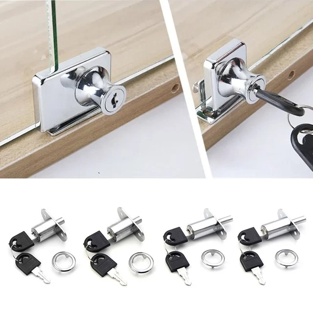 23/32MM TONGUE DOOR Bolt Latch Hardware Drawer Lock Cabinet Lock ...