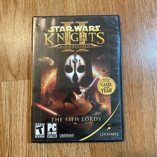 CIB STAR WARS Knights Of The Old Republic Ii Sith Lords Pc Computer ...