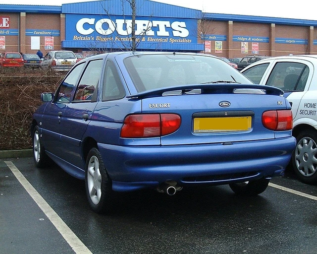 FORD ESCORT MK6 Rear Boot Spoiler/Trunk Wing - Unpainted - Brand New! £ ...