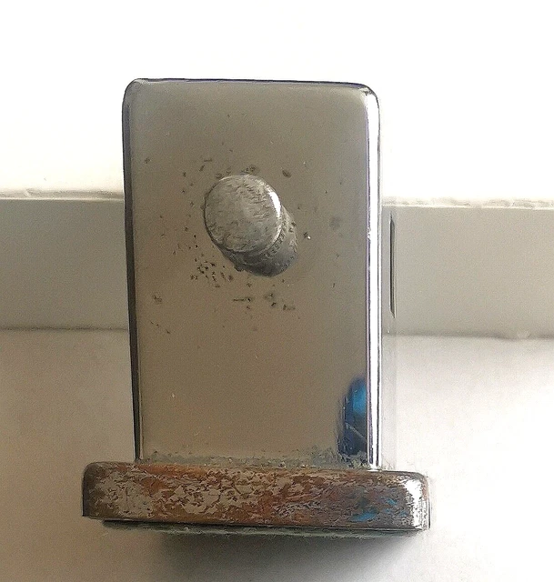 ANTIQUE TRUMP MARKER Playing Cards Bridge Whist 2 View Chromed 1920 Uk ...