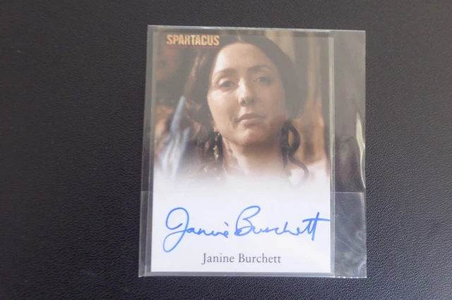 2009 SPARTACUS: BLOOD and Sand JANINE BURCHETT as DOMITIA Autographed ...