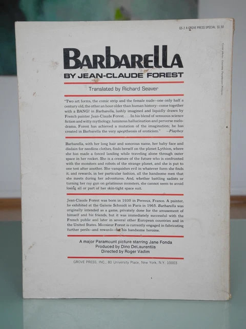 BARBARELLA BY JEAN-CLAUDE Forest EUR 21,90 - PicClick DE