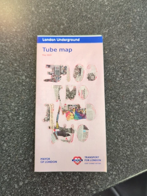 PREVIOUS! ELIZABETH LINE on the TFL London Underground TUBE MAP - May ...
