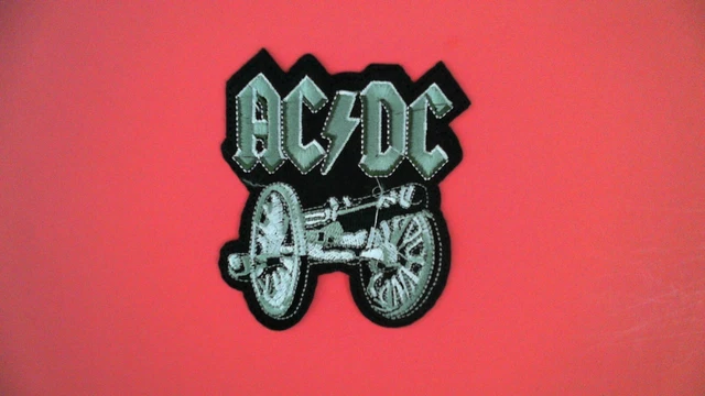 VINTAGE AC/DC CANNON PATCH Angus Young Axl Rose Guns N Roses USA ...
