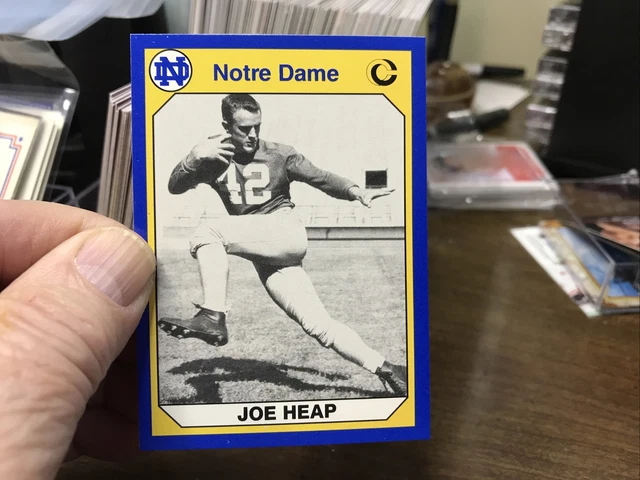 JOE HEAP 1990 Collegiate Collegiate Collections Notre Dame Football ...