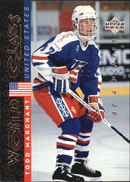 1995-96 BE A Player Oilers carte hockey #190 Todd Marchant EUR 2,21 ...