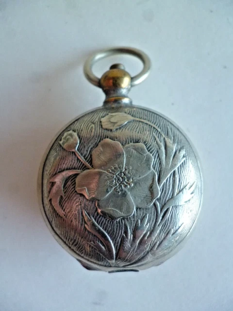 ANCIEN RARE PORTE Louis D'or Art Nouveau Jugendstil Montre De Gousset ...