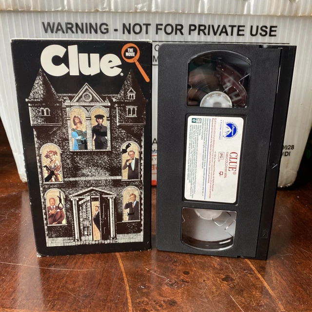 PARAMOUNT VIDEO *CLUE* (VHS 1985) Movie Tape Madeline Kahn Christopher Lloyd £18.17 - PicClick UK