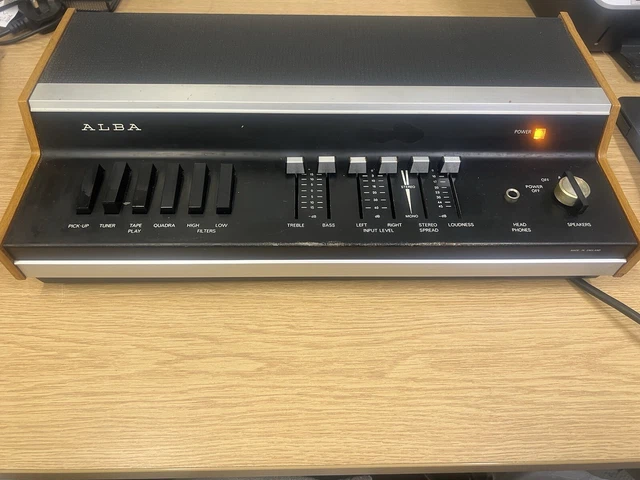 VINTAGE 1970S ALBA UA900 Stereo Amplifier - powers up but untested £50. ...