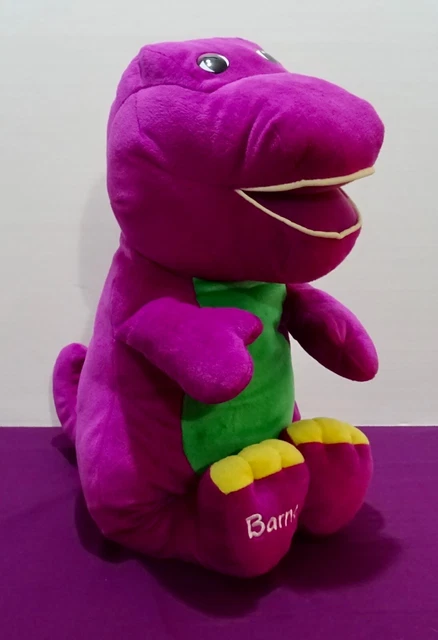 BARNEY THE PURPLE dinosaur Jumbo Talking Plush Vintage 2001 Plush ...