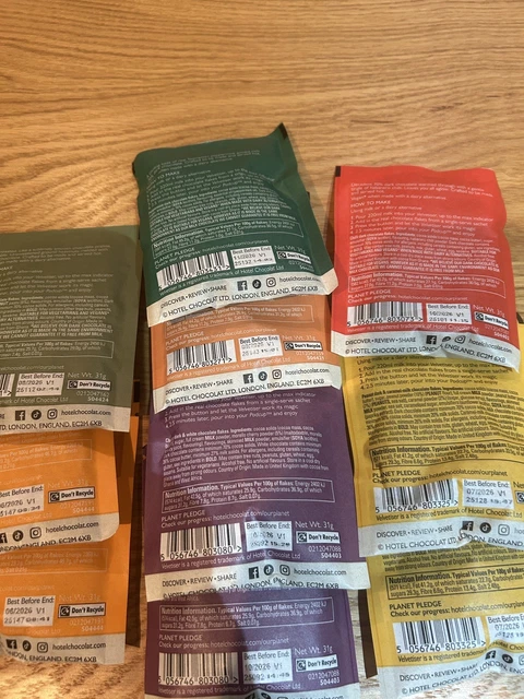 HOTEL CHOCOLAT HOT chocolate sachets x 10 Velvetiser £9.72 - PicClick UK