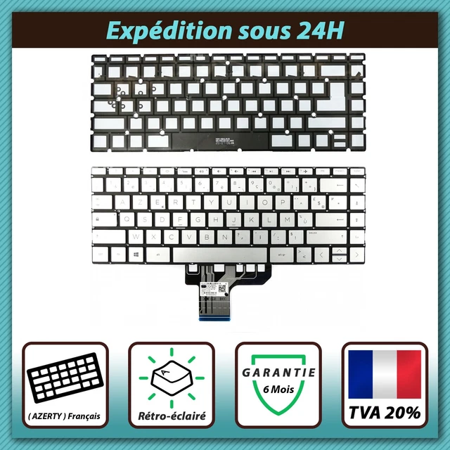 CLAVIER FRANÇAIS AZERTY POUR HP Pavilion 13-an1005nf 13-an0042nf 13 ...