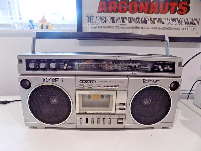 SANYO M-X315L RADIO Estéreo Cassette Grabadora Boombox DEFECTUOSO ...