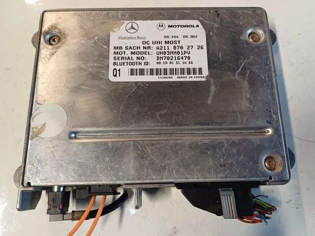 K10B-5 MERCEDES BENZ W203 W211 Commande Bluetooth Téléphone A2118702726 ...