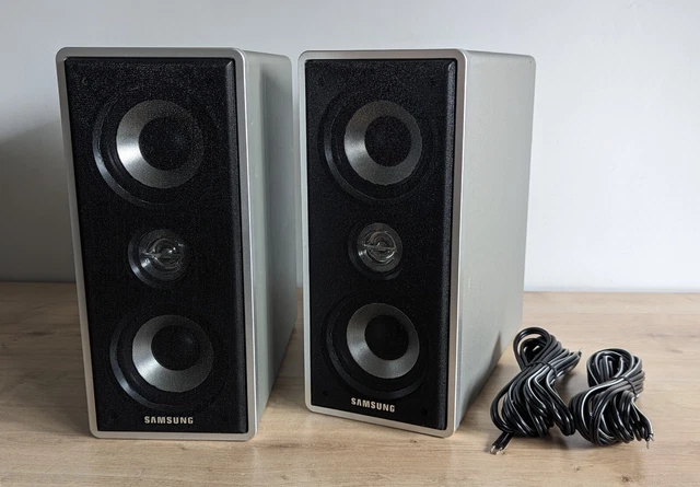 SAMSUNG PS EV1SE Speaker System 1 PAIR HiFi Stereo Bookshelf Speakers ...