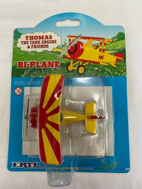THOMAS THE TANK Engine & Friends ERTL BIPLANE BI-PLANE DIECAST NEW ...