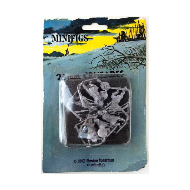 MINIFIGS ANICIENTS MINI 25mm Moslem Spearmen (Daylamite) Pack New $12. ...