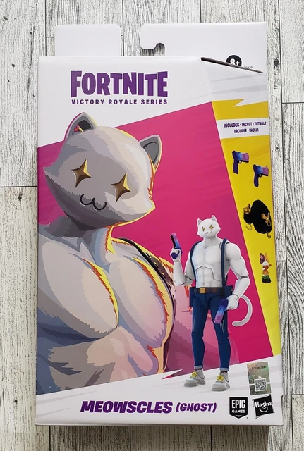 HASBRO FORTNITE VICTORY Royale Series MEOWSCLES Ghost 6" Figure ...