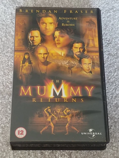 THE MUMMY RETURNS Vhs Video Tape (12) PAL 2001 Universal Studios Brendan Fraser £2.49 - PicClick UK