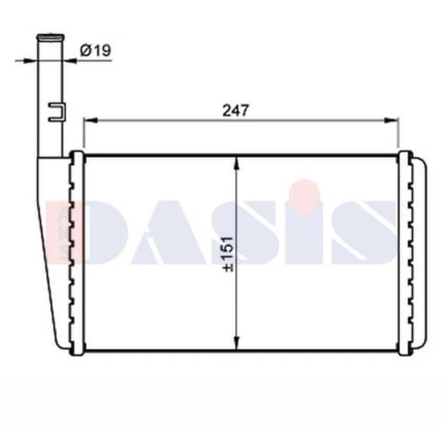 ÉCHANGEUR CHAUFFAGE INTÉRIEUR pour Land Rover Defender Break EUR 72,44 ...