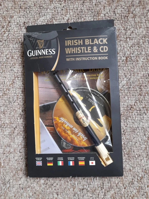 GUINNESS IRISH BLACK Whistle & CD and Instruction Book £4.99 - PicClick UK