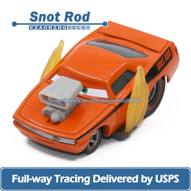MATTEL DISNEY PIXAR Cars Snot Rod with Flames 1:55 Metal Diecast Toys ...