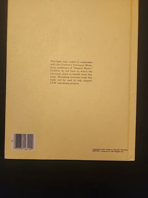SESAME STREET TREASURY Book Volume 11 Number 11 Letter R Jim Henson's ...