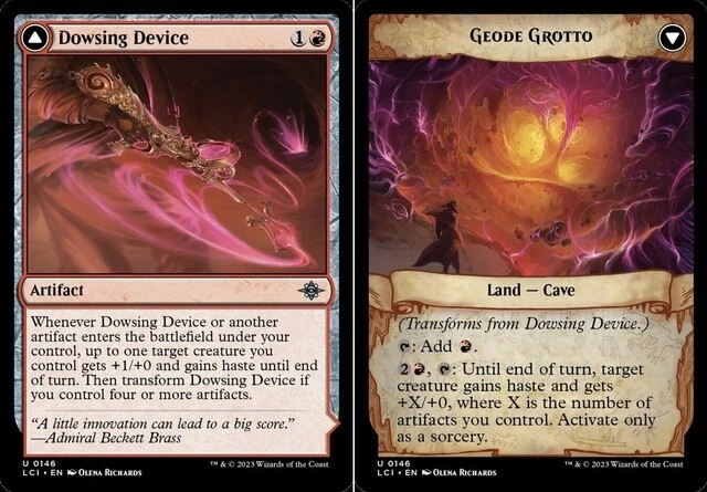 MTG - DOWSING Device // Geode Grotto - Foil | Lost Caverns of Ixalan $1 ...