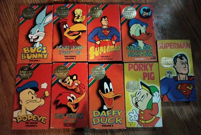 VERY RARE! COLLECTION Of UAV Cartoon Classics VHS All The Volumes But ...